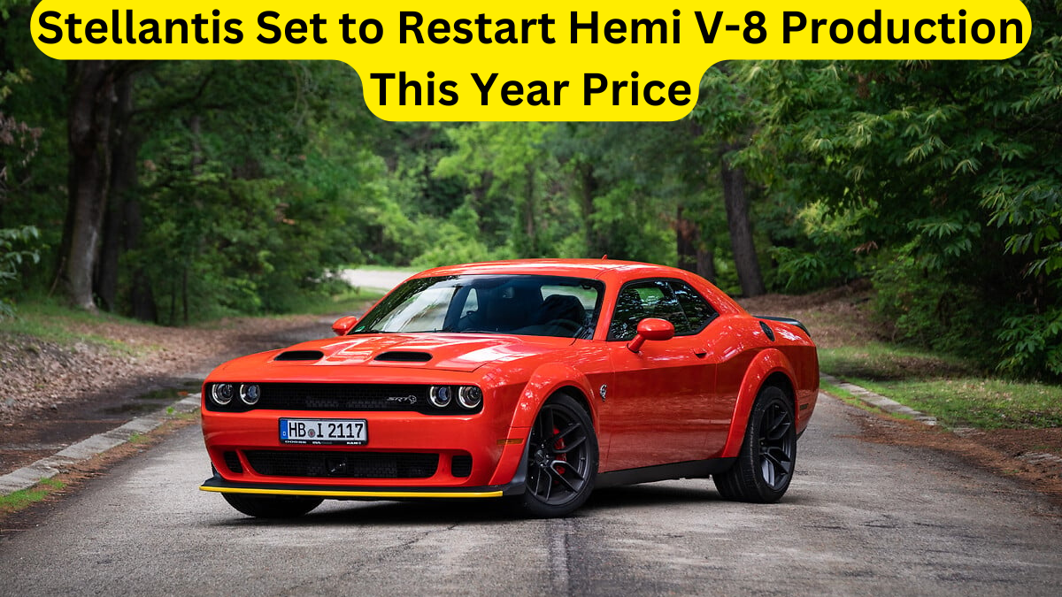Stellantis Set to Restart Hemi V-8 Production This Year: What You Need ...